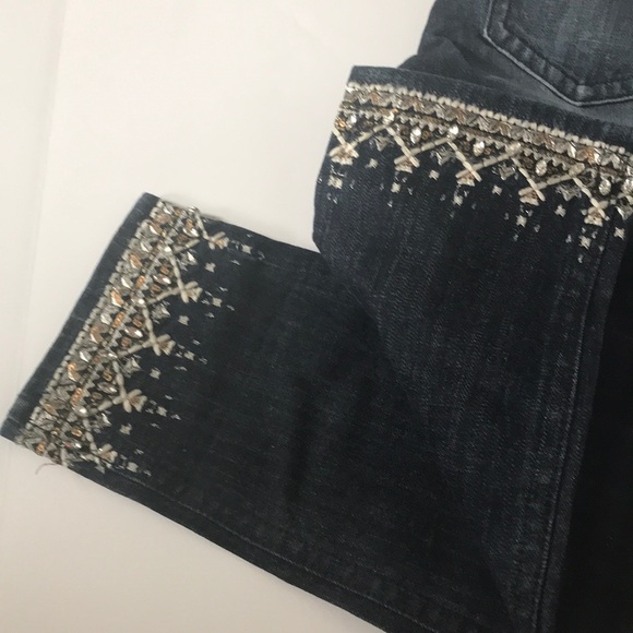 Miss Me | Jeans | Miss Me Jeweled Bottom Ankle Skinny Jeans | Poshmark